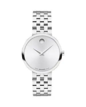Movado Museum Classic Watch - Silver/silver