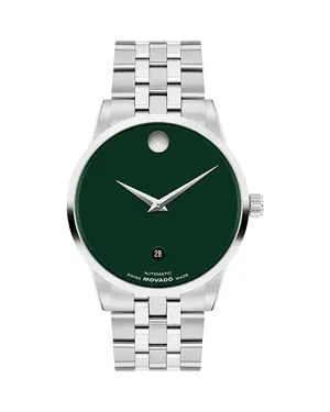 Movado Museum Classic 40mm Watch - Green/silver
