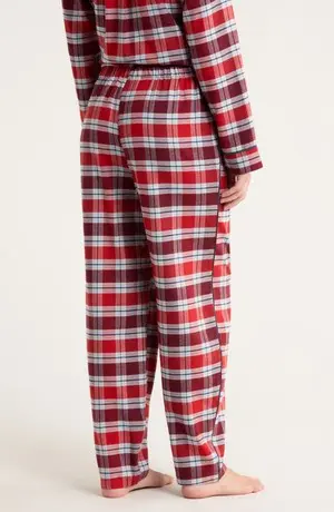 Lunya Brushed Flannel Pajama Pants