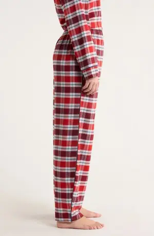 Lunya Brushed Flannel Pajama Pants