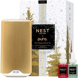 NEST NEW YORK X Pura Plus™ Smart Fragrance Diffuser + Holiday & Birchwood Pine Refills - No Color