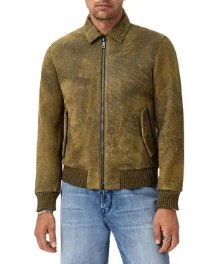 John Varvatos Oakley Leather Jacket