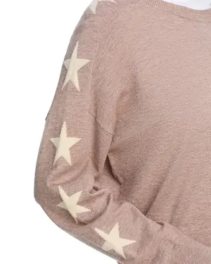 SIX FIFTY Star Sleeve Sweater - Brown