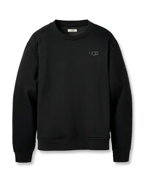 UGG Nyles Heathered Crewneck Sweatshirt - Black