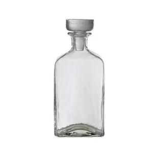 STORIED HOME Glass Decanter - Clear