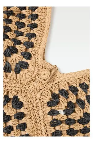 L*Space Coastline Crochet Beach Bag