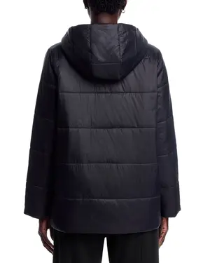 Eileen Fisher Hooded Puffer Coat