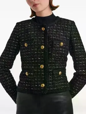 WEILL PARIS Tweed Button Jacket