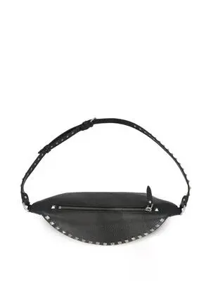Valentino Garavani Pebbled Leather Belt Bag With Studs