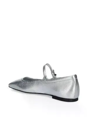 KENNEL&SCHMENGER Buckle-strap Square-toe Ballet Flats