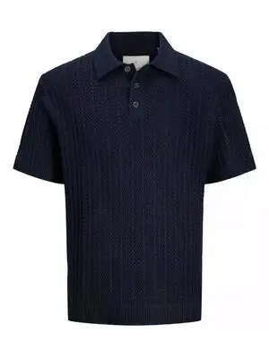 R.D.D. BY JACK JONES Buttoned Knitted Polo Shirt