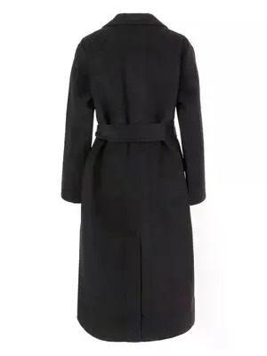 Aspesi Belted Wool Coat - Black