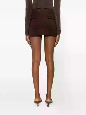 AYA MUSE Drawstring-waist Mini Skirt