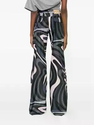 Emilio Pucci Marmo-print Cargo Trousers