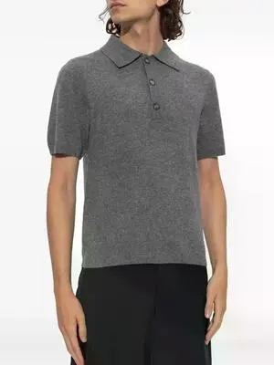 ENTIRE STUDIOS Buttoned Knitted Polo Shirt