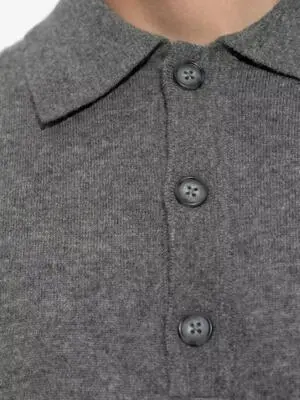 ENTIRE STUDIOS Buttoned Knitted Polo Shirt