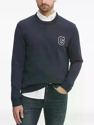Gant Logo-appliqué Crew-neck Sweater