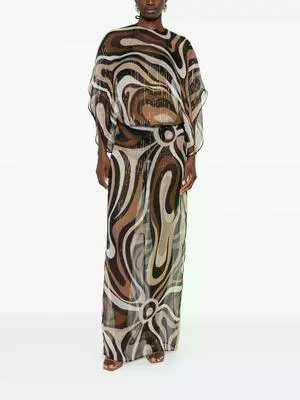 Emilio Pucci Puffy-sleeve Maxi Dress