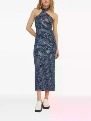 RÉSUMÉ Halterneck Midi Dress