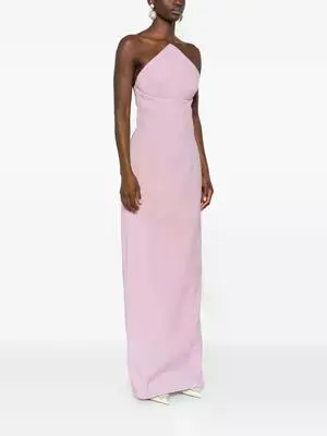 Solace London Off-shoulder Maxi Dress - Pink