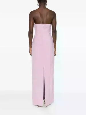 Solace London Off-shoulder Maxi Dress - Pink