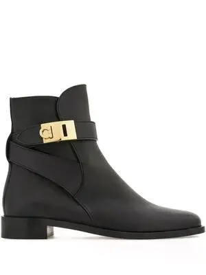Ferragamo Round Toe Boots For Women