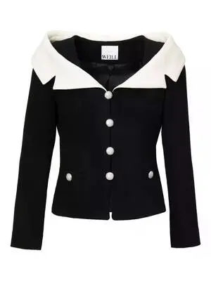 WEILL Bardot Neck Button Jacket