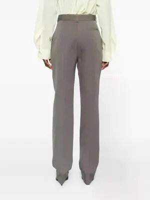 Calvin Klein Lucia Straight-leg Trousers - Grey