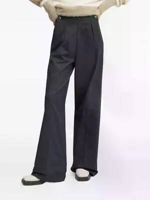 G-star Raw Buttoned Pleated Wide Leg Trousers
