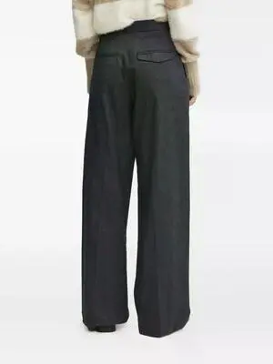 G-star Raw Buttoned Pleated Wide Leg Trousers