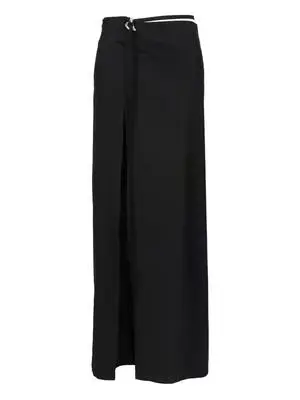 HELIOT EMIL Wrap-front Split Midi Skirt