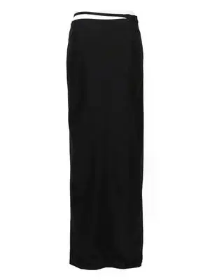 HELIOT EMIL Wrap-front Split Midi Skirt