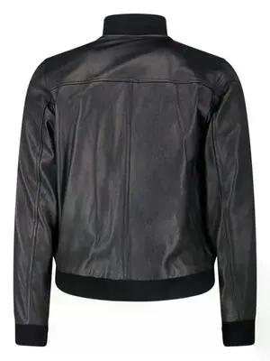 VALSTAR Leather Bomber Jacket