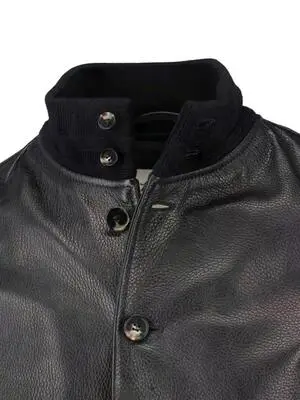 VALSTAR Leather Bomber Jacket