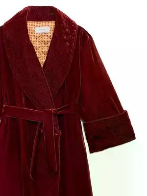 Malìparmi Quilted Velvet Robe