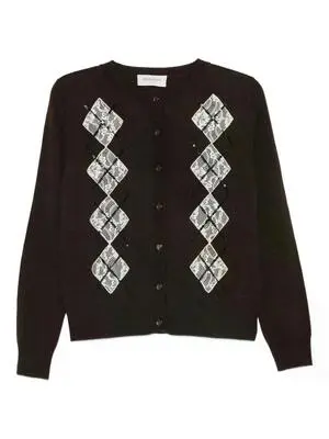 ERMANNO FIRENZE Sequin-embellished Cardigan