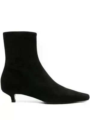 Women's Black Pointed Toe Ankle Boots
