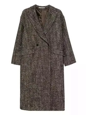 Tagliatore Linden Double-breasted Coat - Brown