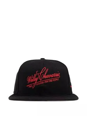 WILLY CHAVARRIA Logo-embroidered Cap - Black