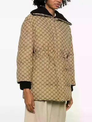Gucci Gg Canvas Puffer Jacket