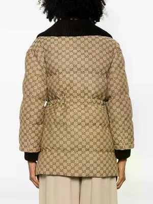 Gucci Gg Canvas Puffer Jacket