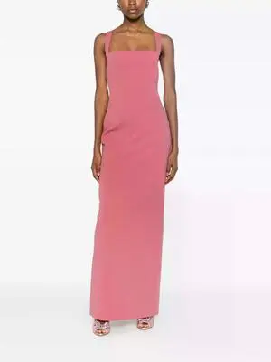 Solace London Square-neck Maxi Dress