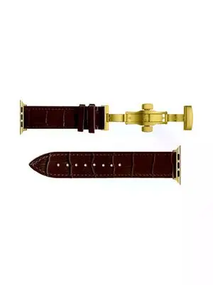 VELANTE Leather Apple Watch Strap - Brown