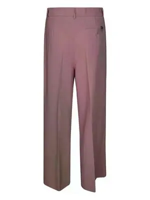Liu Jo Pleated Trousers With Logo Detail
