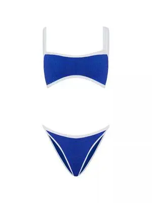 Hunza G Tyler Contrast-trim Bikini - Blue