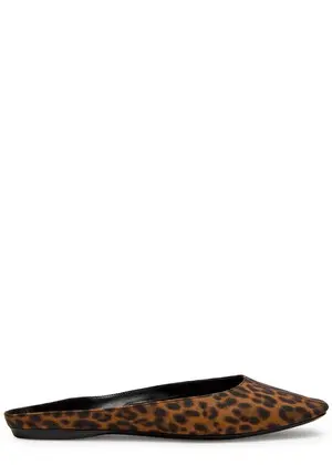 Saint Laurent Lido Printed Woven Flats