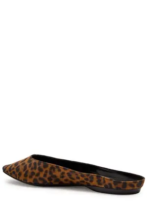 Saint Laurent Lido Printed Woven Flats