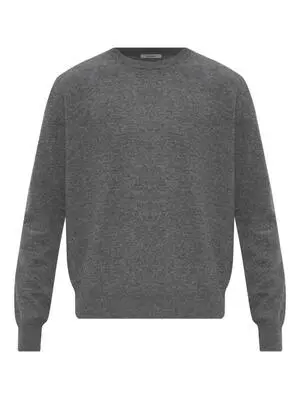 ENTIRE STUDIOS Crew-neck Fine Knit Sweater - Grey