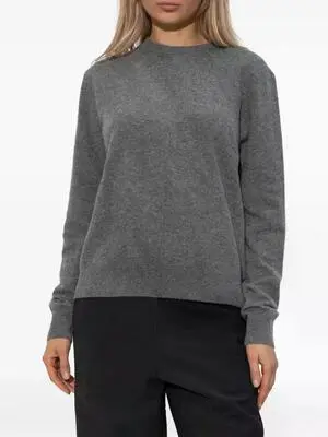 ENTIRE STUDIOS Crew-neck Fine Knit Sweater - Grey