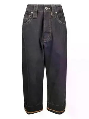 Vaquera Jeans With Topstitch Detail